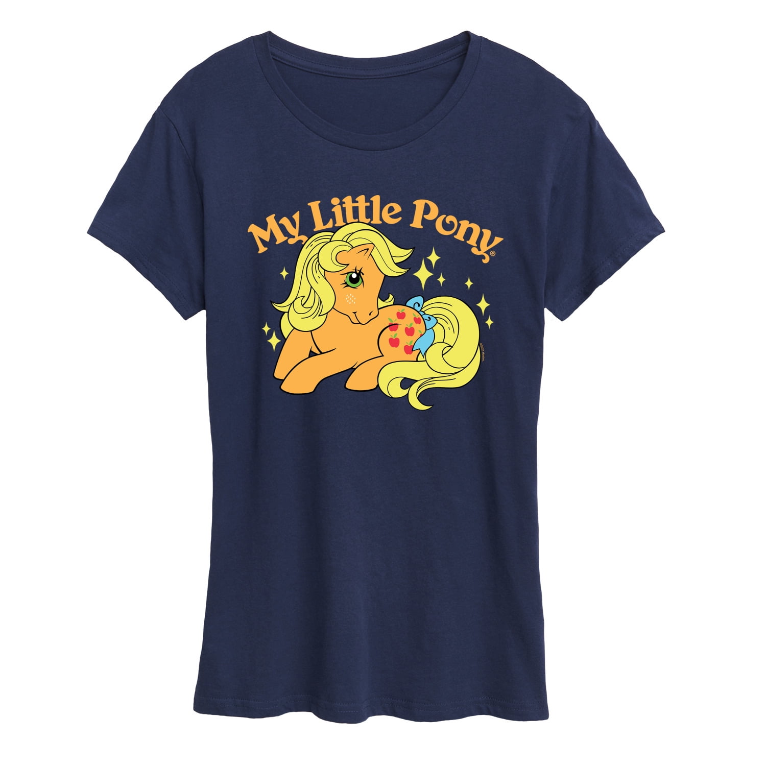 My Little Pony - Applejack Logo - Women's Short Sleeve Graphic T-Shirt ...