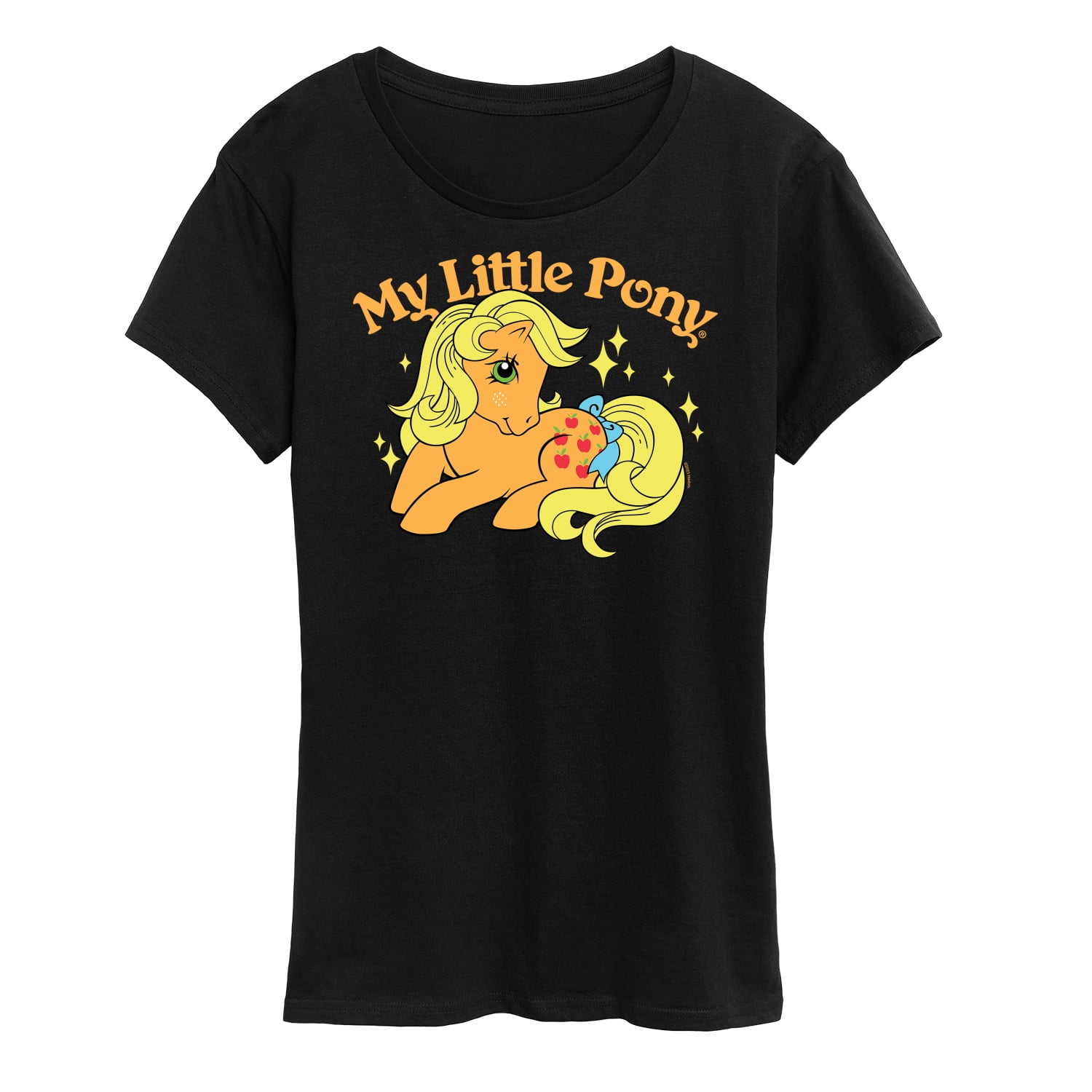 My Little Pony - Applejack Logo - Women's Short Sleeve Graphic T-Shirt ...