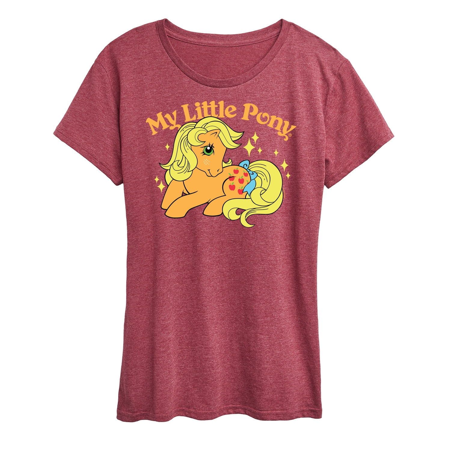 My Little Pony - Applejack Logo - Women's Short Sleeve Graphic T-Shirt ...