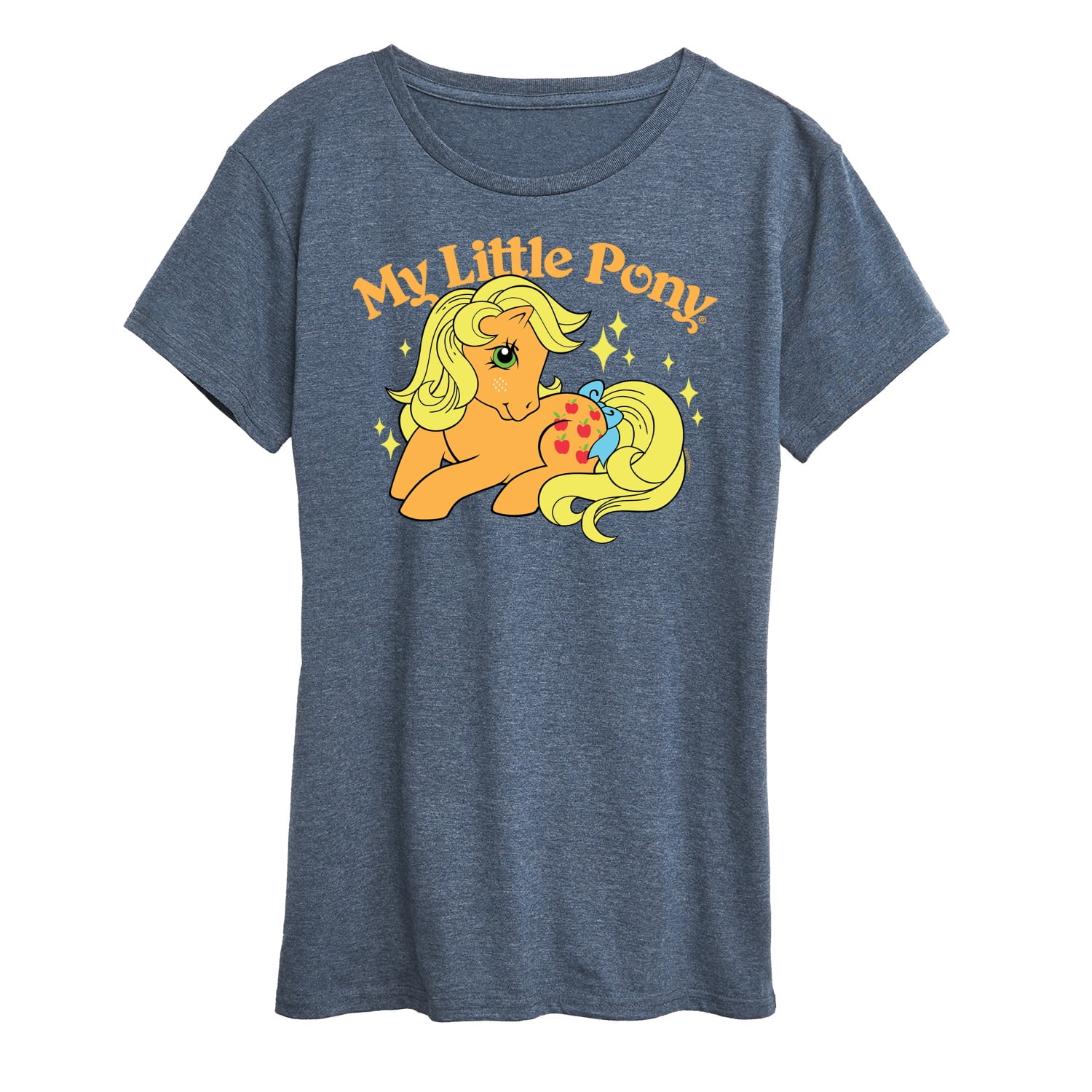 My Little Pony - Applejack Logo - Women's Short Sleeve Graphic T-Shirt ...