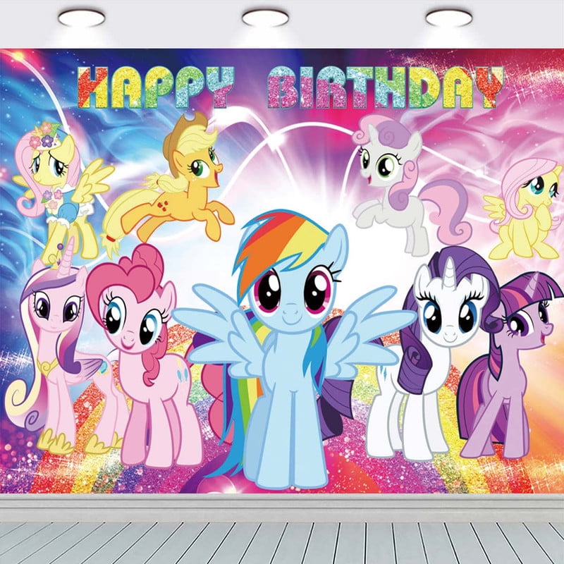 My Little Pony Backdrop Party Supplies Taspestry Background Wall Decor ...