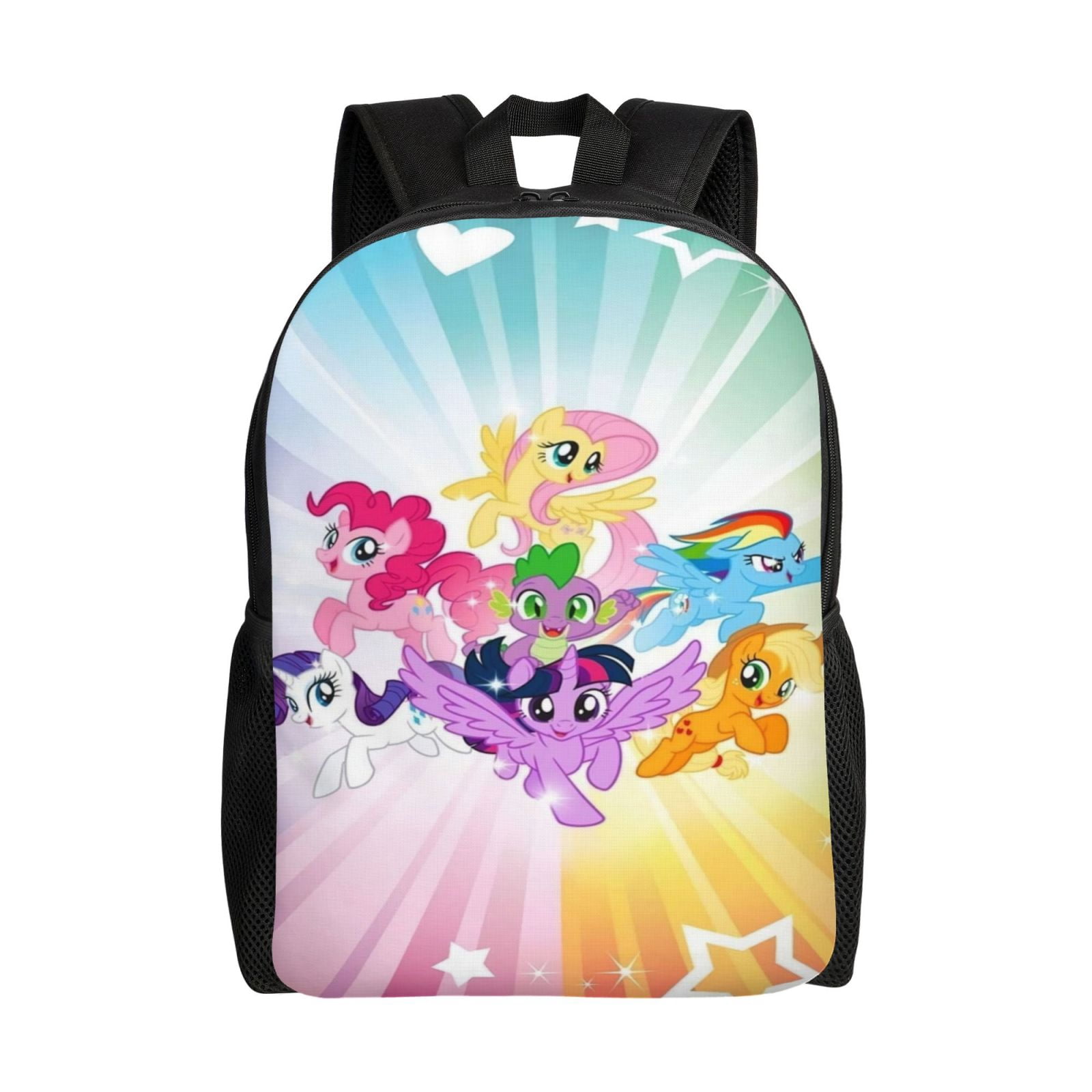 My Little Pony Backpack, 3D Printed Cartoon Laptop Bag Bookbag ...