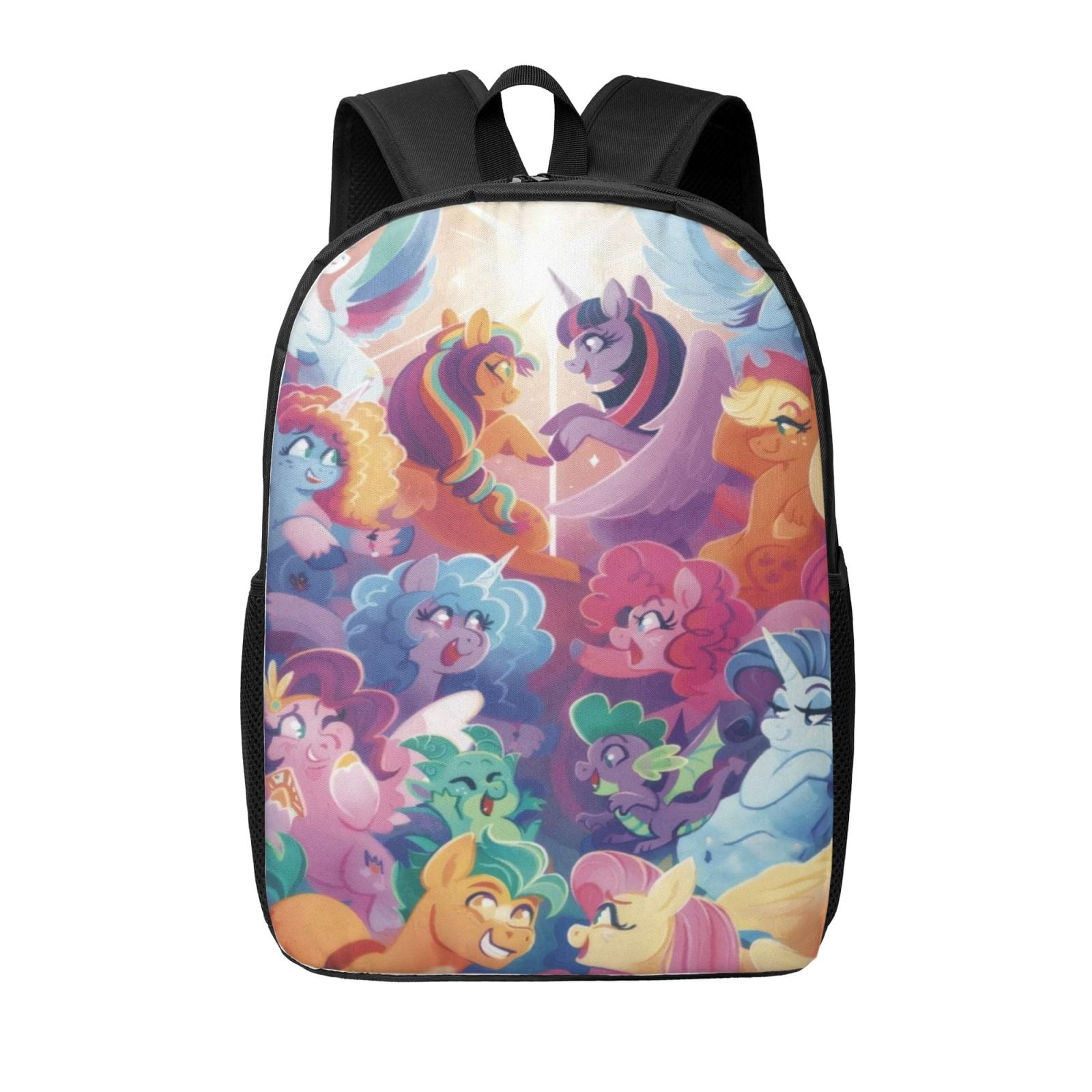 My Little Pony Backpacks 17 Inch Cartoon College School Laptop Bag ...