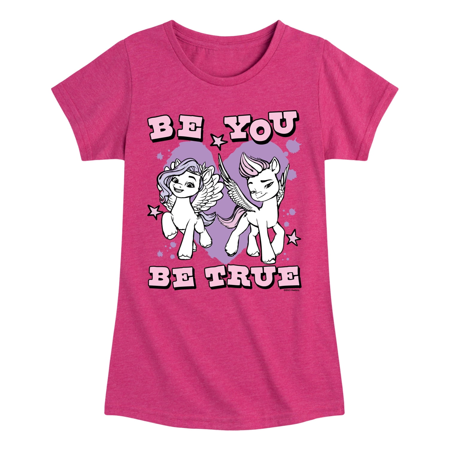 My Little Pony - Be You Be True - Girls Fitted Short Sleeve Tee ...