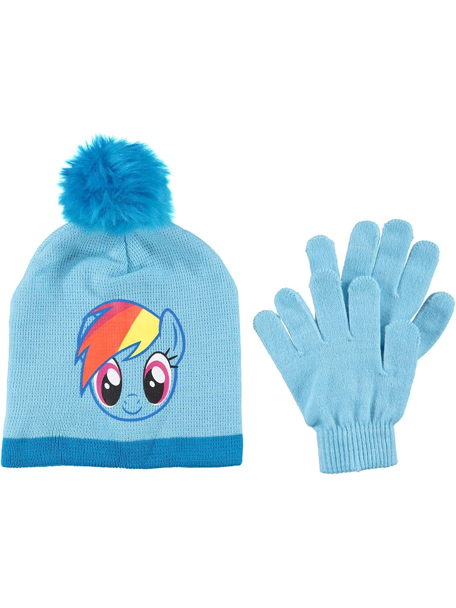 My Little Pony Beanie Hat and Mittens Set (Little Girls) - Walmart.com