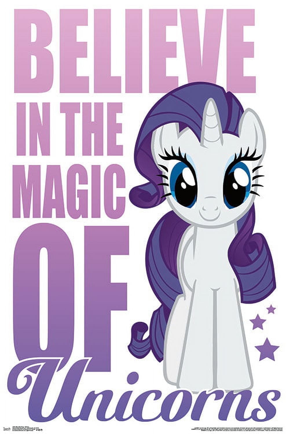 My Little Pony - Believe Poster and Poster Mount Bundle - Walmart.com