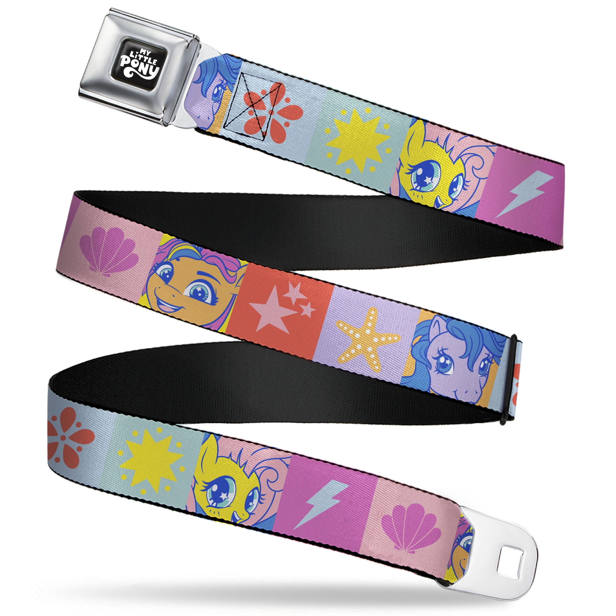My Little Pony Belt, Seatbelt Buckle Belt, My Little Pony Faces and ...