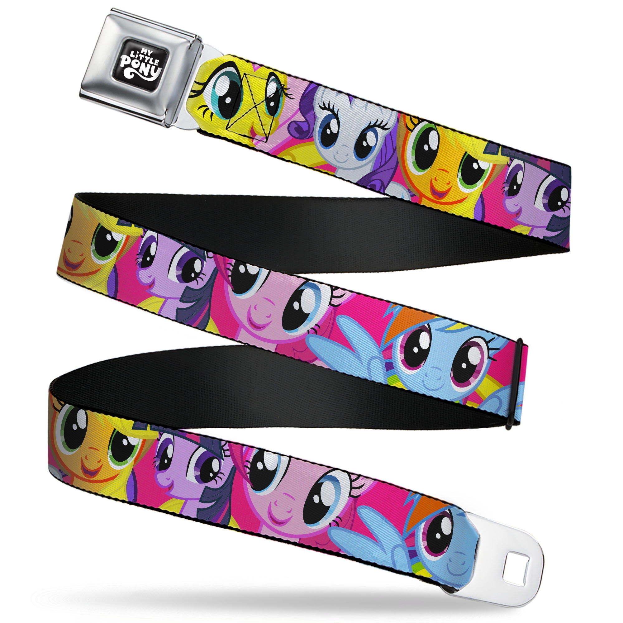 My Little Pony Belt, Seatbelt Buckle Belt, My Little Pony Mane Six Eye ...