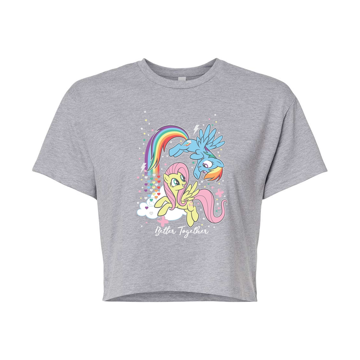 My Little Pony - Better Together - Junior's Cropped Tee - Walmart.com