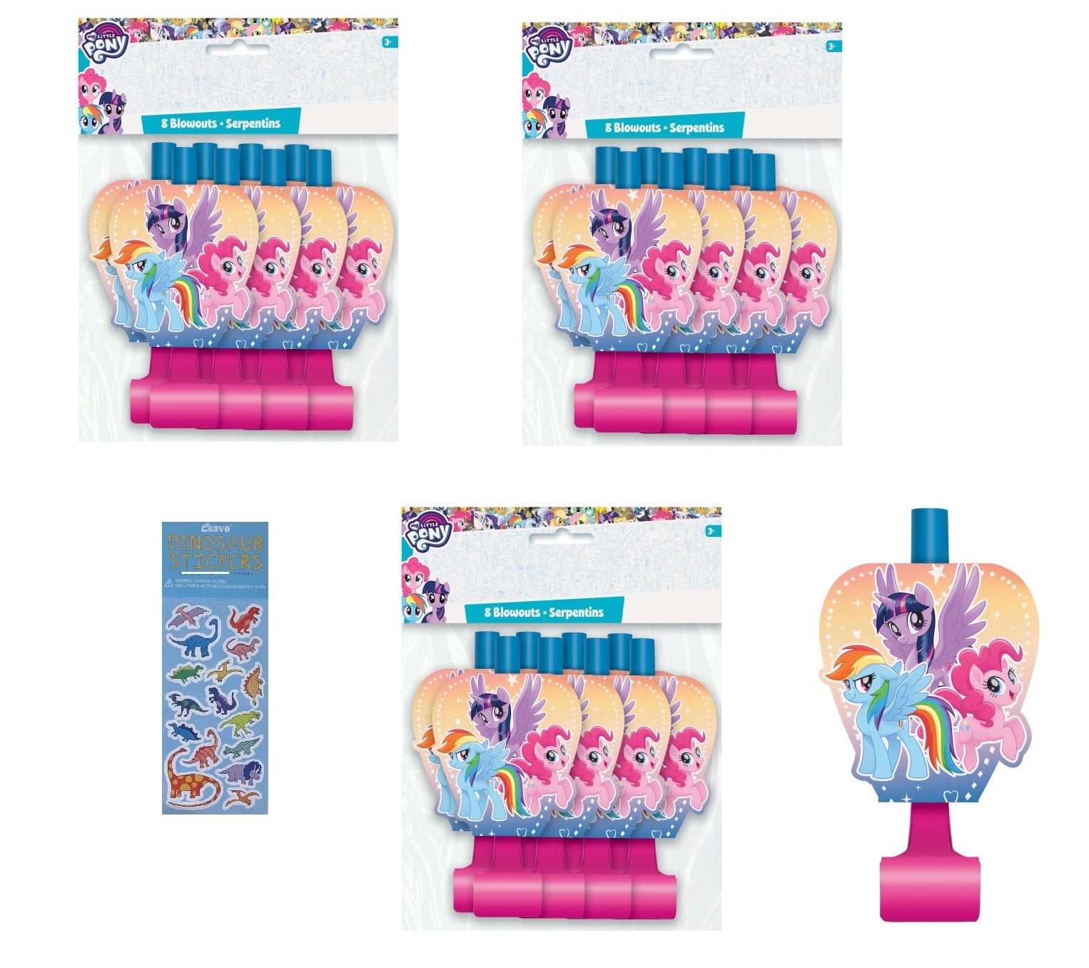 My Little Pony Birthday Party Supplies Bundle includes 24 Party ...