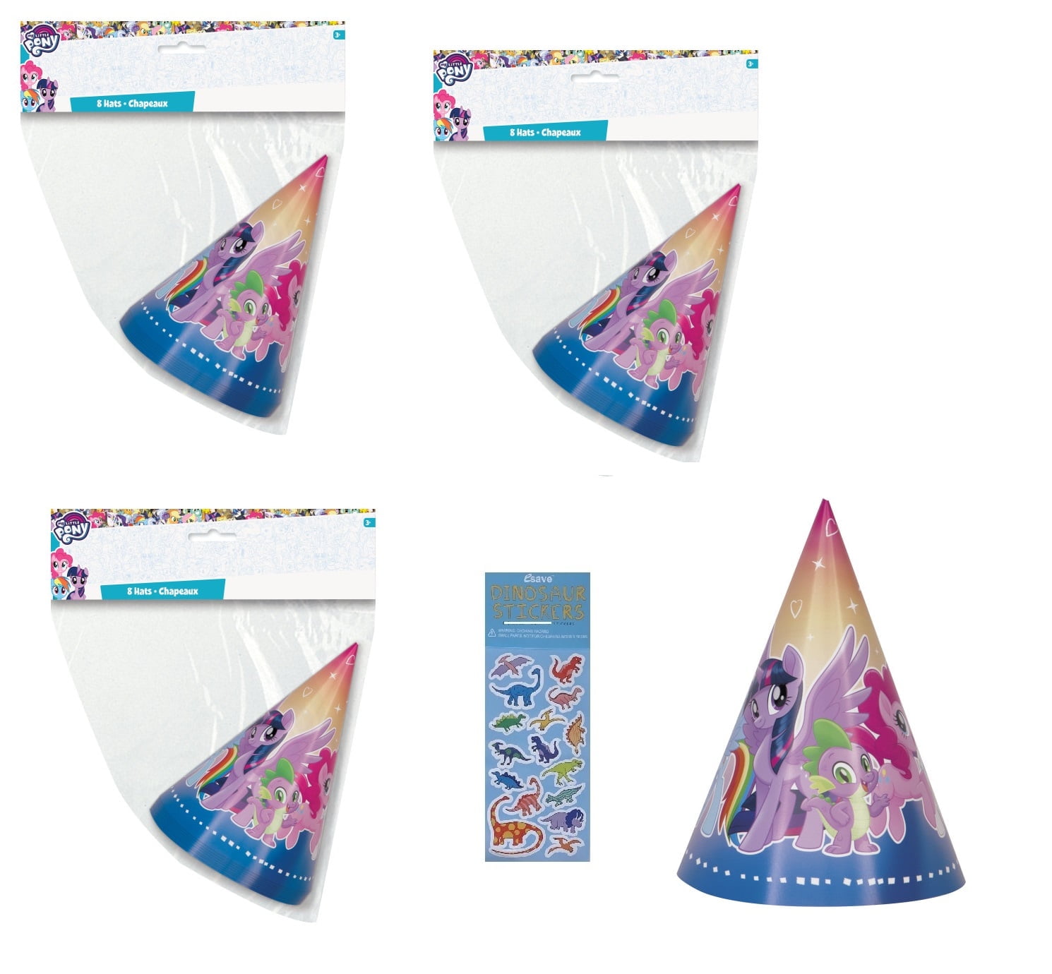 My Little Pony Birthday Party Supplies Bundle includes 24 Party Cone ...