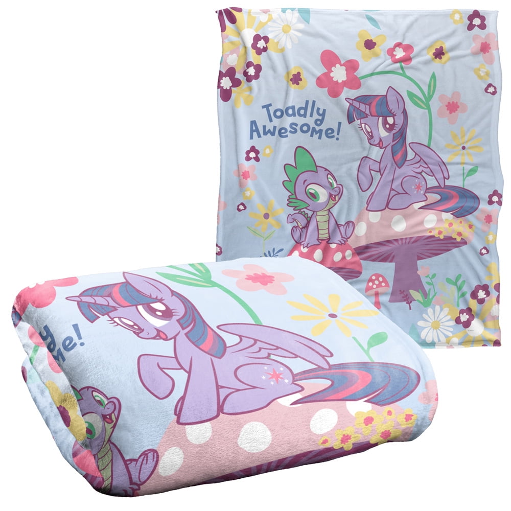 My Little Pony Blanket, Toadly Awesome Silky Touch Super Soft Throw ...