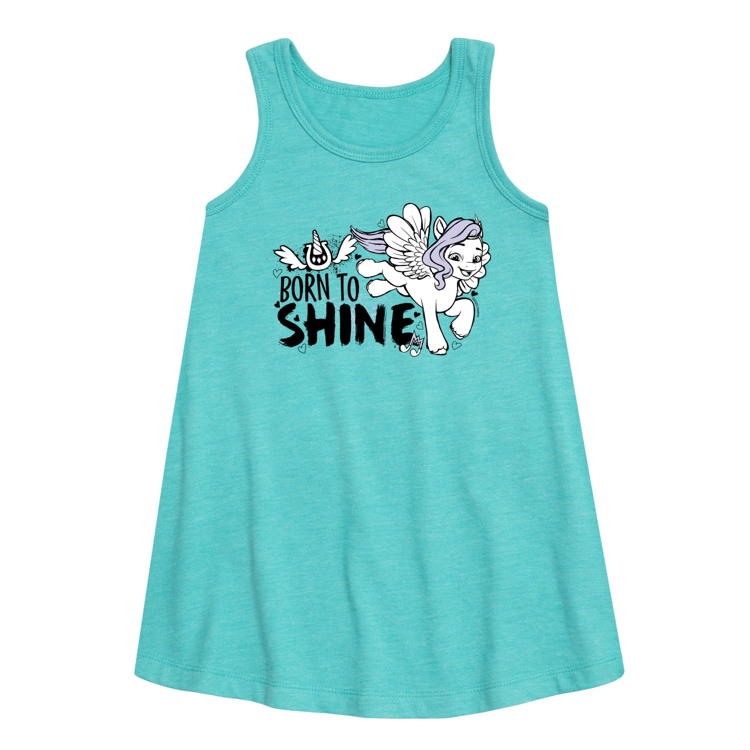 My Little Pony - Born To Shine - Girls Aline Dress - Walmart.com