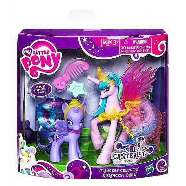 My Little Pony Canterlot Princess Celestia & Princess Luna Figure 2 ...