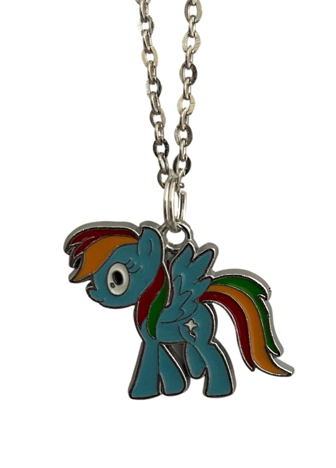 My Little Pony Cartoon Rainbow Dash Figure 1.25 Inch Tall Pendant ...