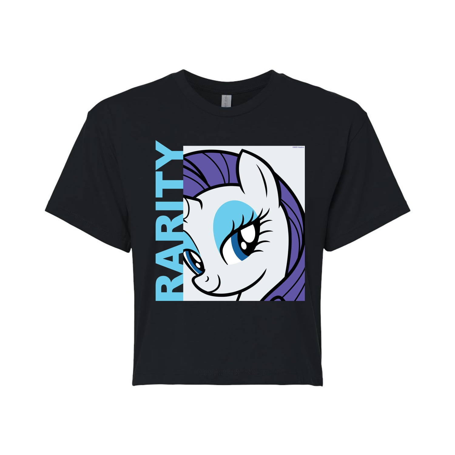 My Little Pony - Character Block Rarity - Junior's Cropped Tee ...