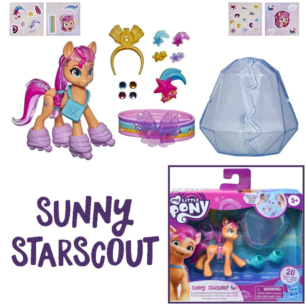 My Little Pony Crystal Adventure Ponies Sunny - Walmart.com