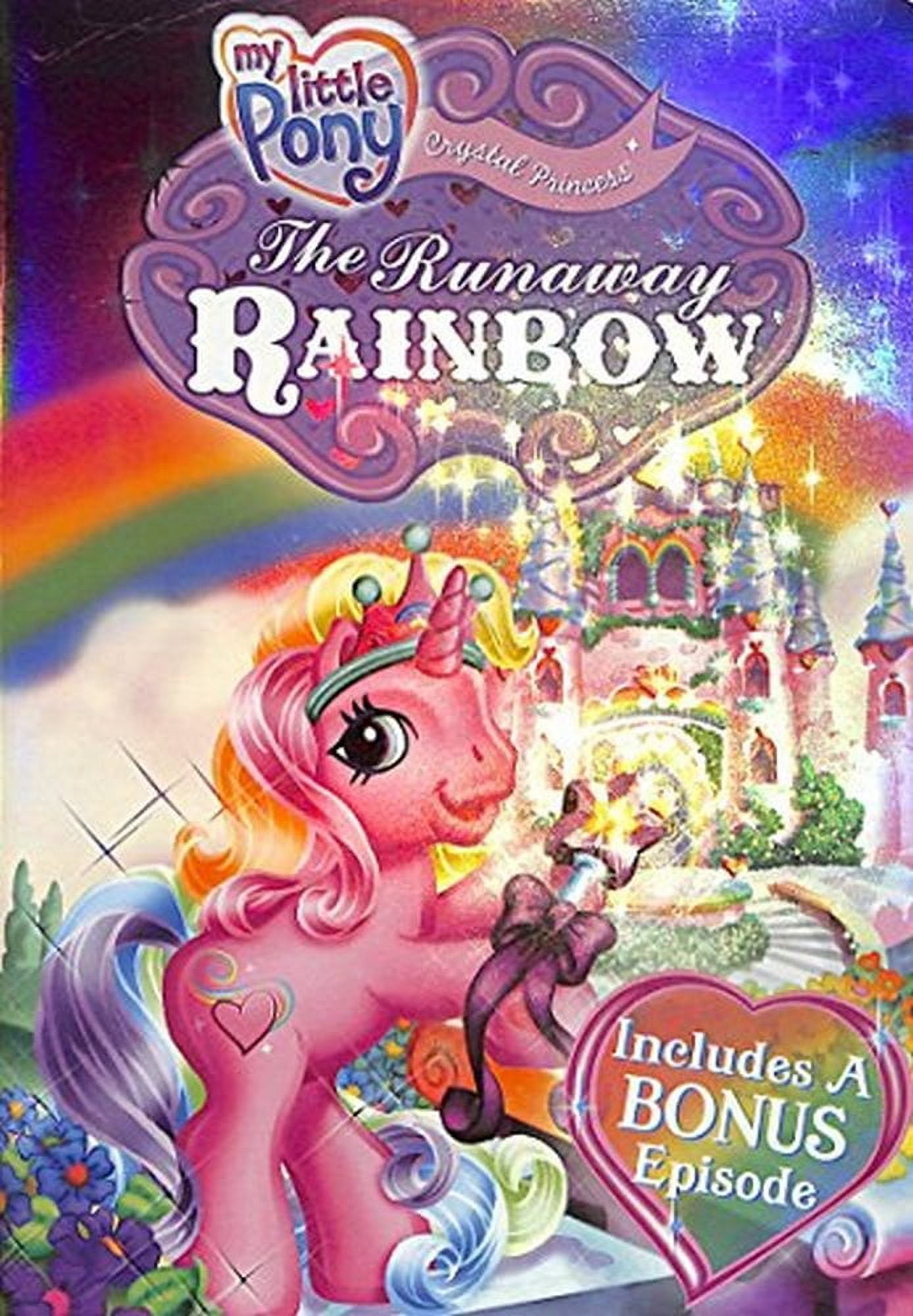 My Little Pony Crystal Princess: Runaway Rainbow with Backpack Clip ...