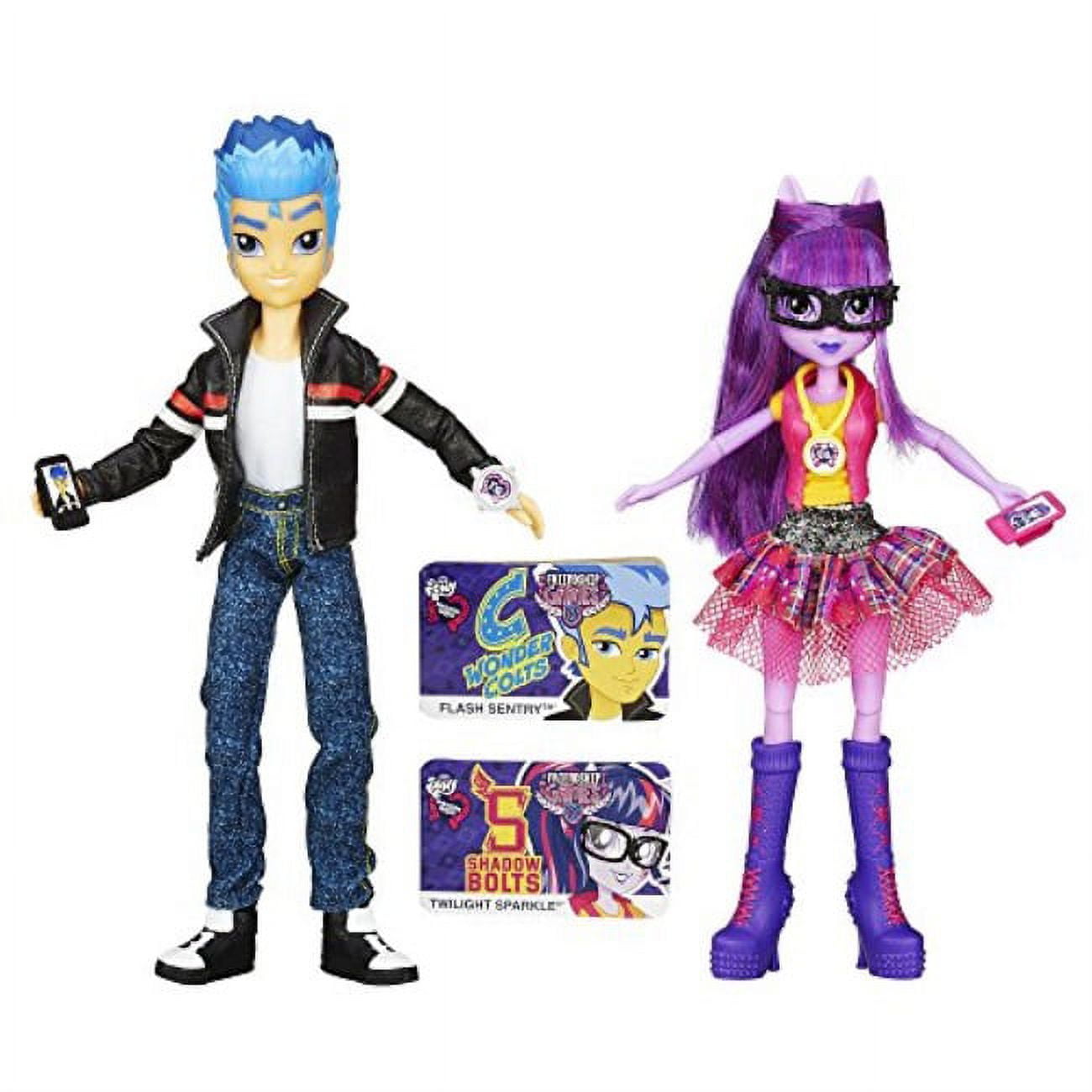 My Little Pony Equestria Girls Flash Sentry and Twilight Sparkle 2-Pack ...