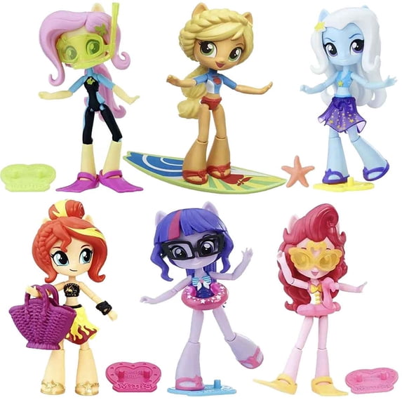 My Little Pony Equestria Girls Mini Dolls Beach Collection - All ...