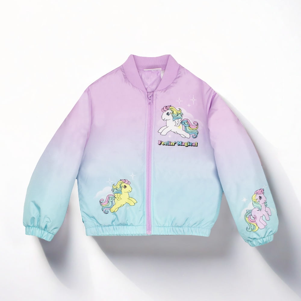 My Little Pony Feelin' Magical Girls Nylon Varsity Bomber Jacket ...