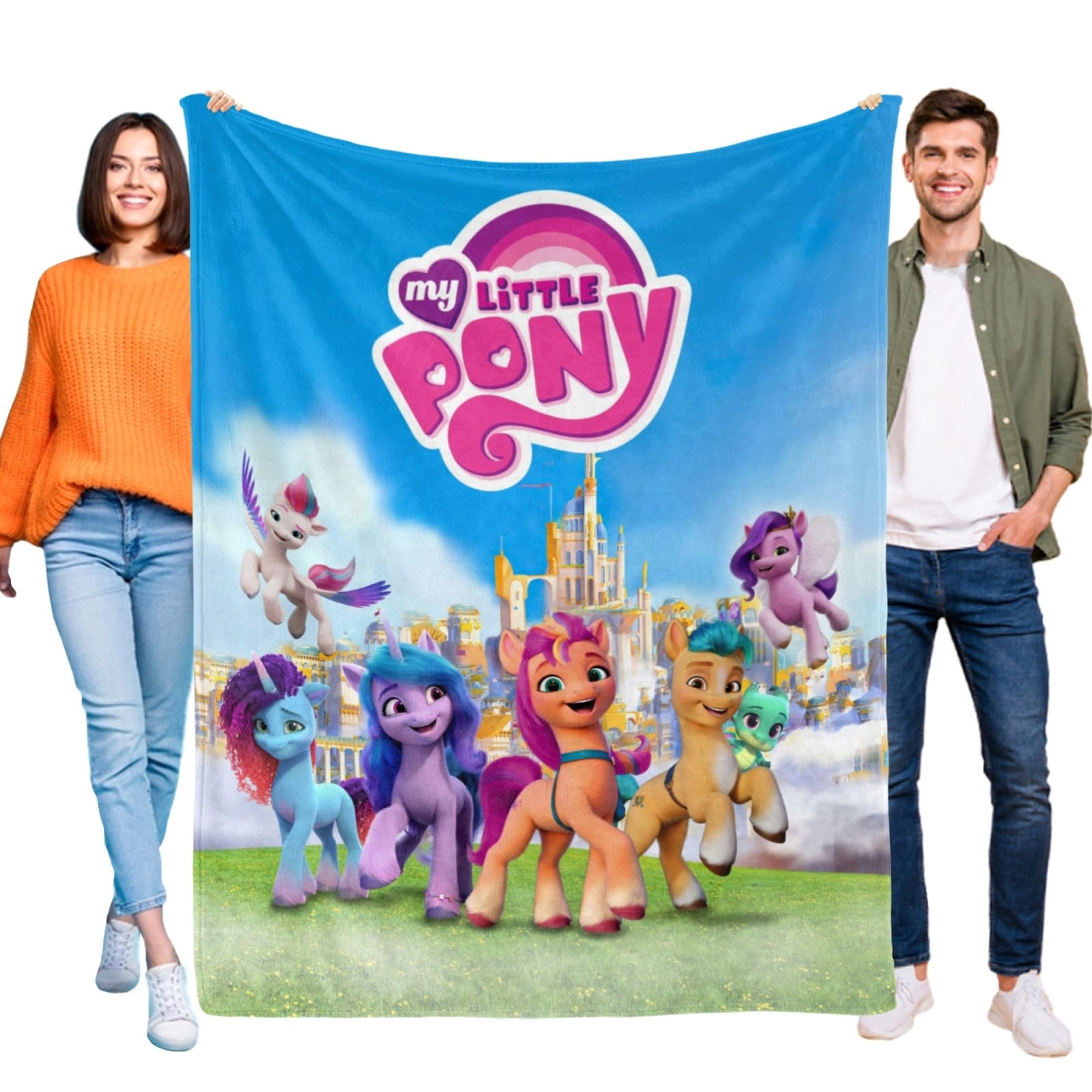 My Little Pony Flannel Blanket Soft Sofa Bed Throw Birthday Gift ...