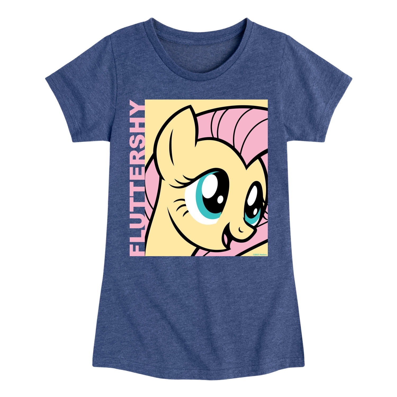 My Little Pony - Fluttershy - Girls Fitted Short Sleeve Tee - Walmart.com