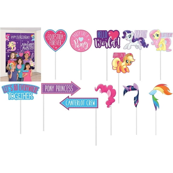 My Little Pony Friendship Adventures Birthday Party Scene Setters w ...