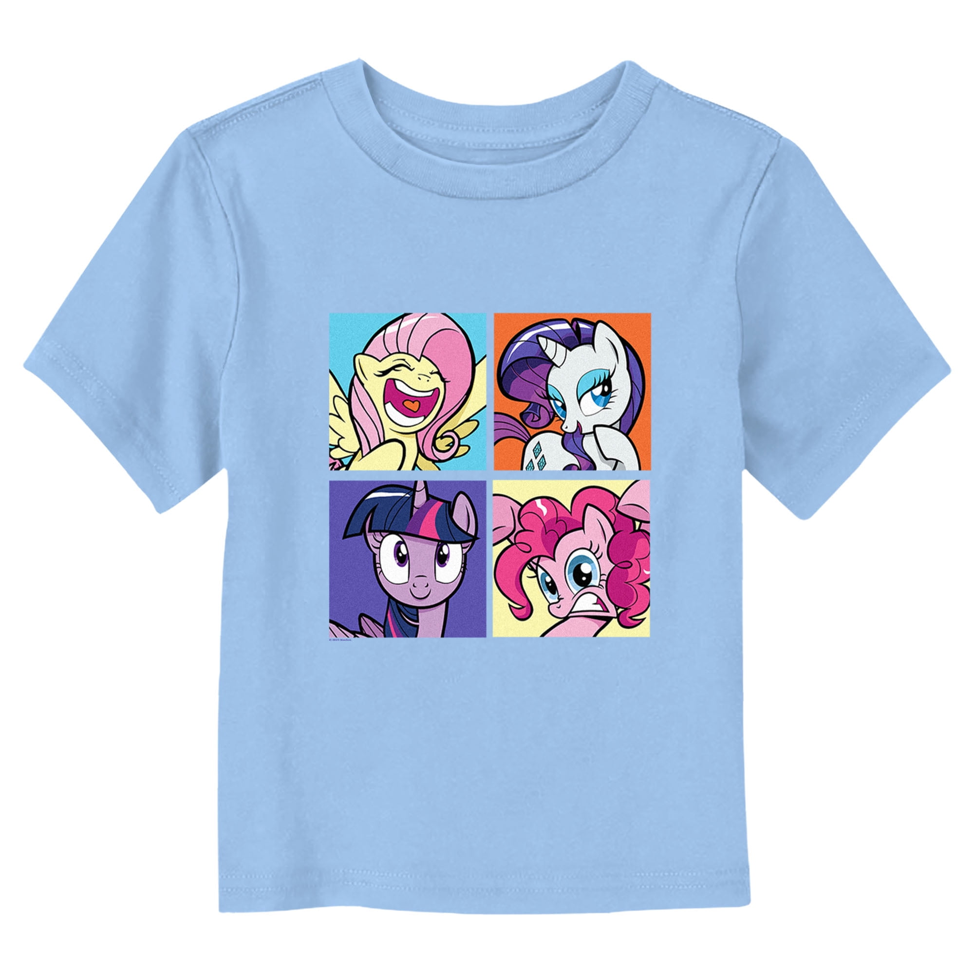 My Little Pony: Friendship is Magic Colorful Portraits Graphic T-Shirt ...