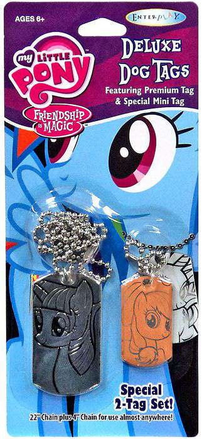 My Little Pony Friendship is Magic Twilight Sparkle & Applejack Dog Tag ...