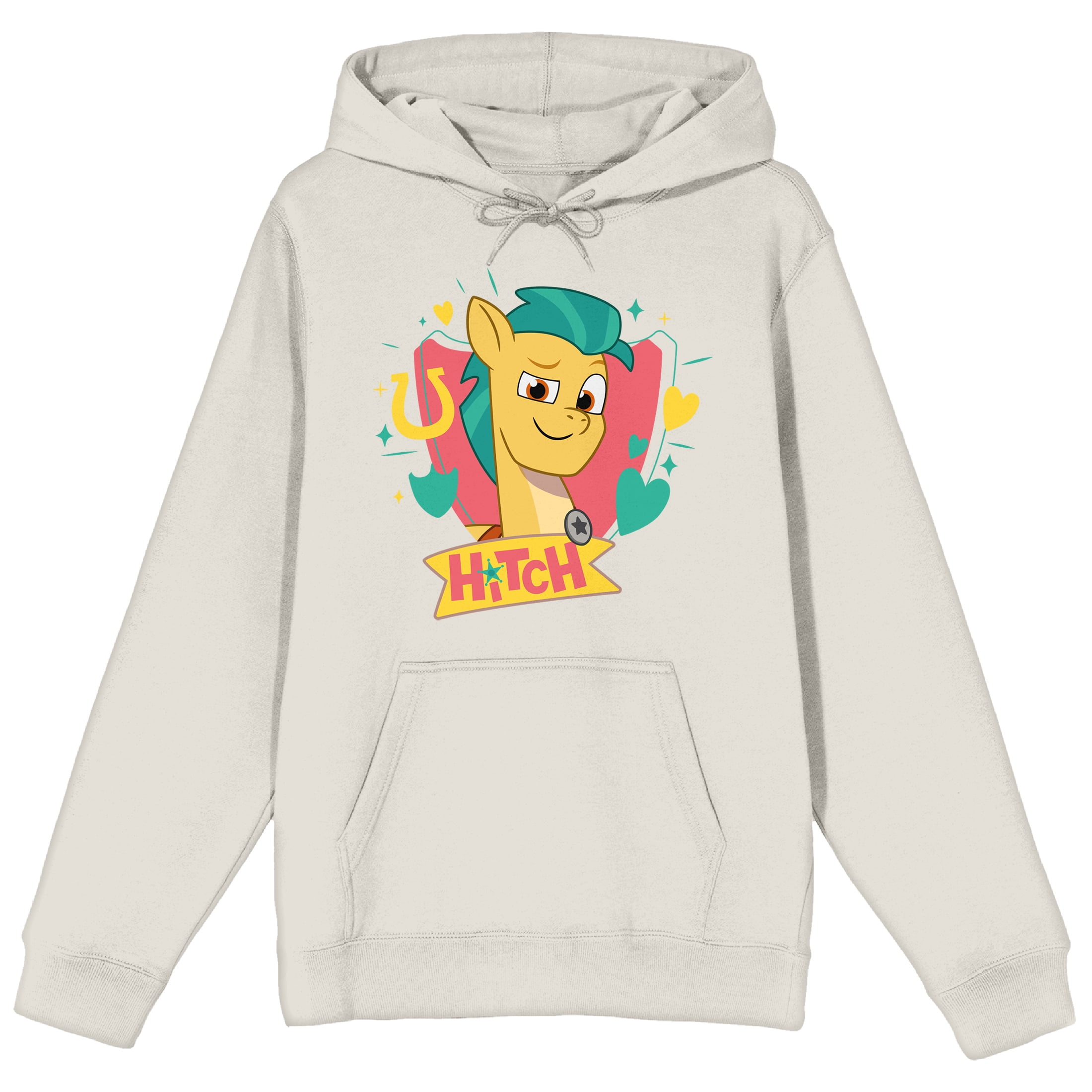 My Little Pony Generation 5 Hitch Long Sleeve Sand Adult Hooded ...