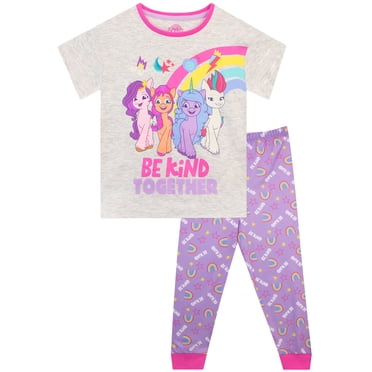 My Little Pony Girls' Rainbow Hooded Blanket Sleeper Onesie Pajamas ...