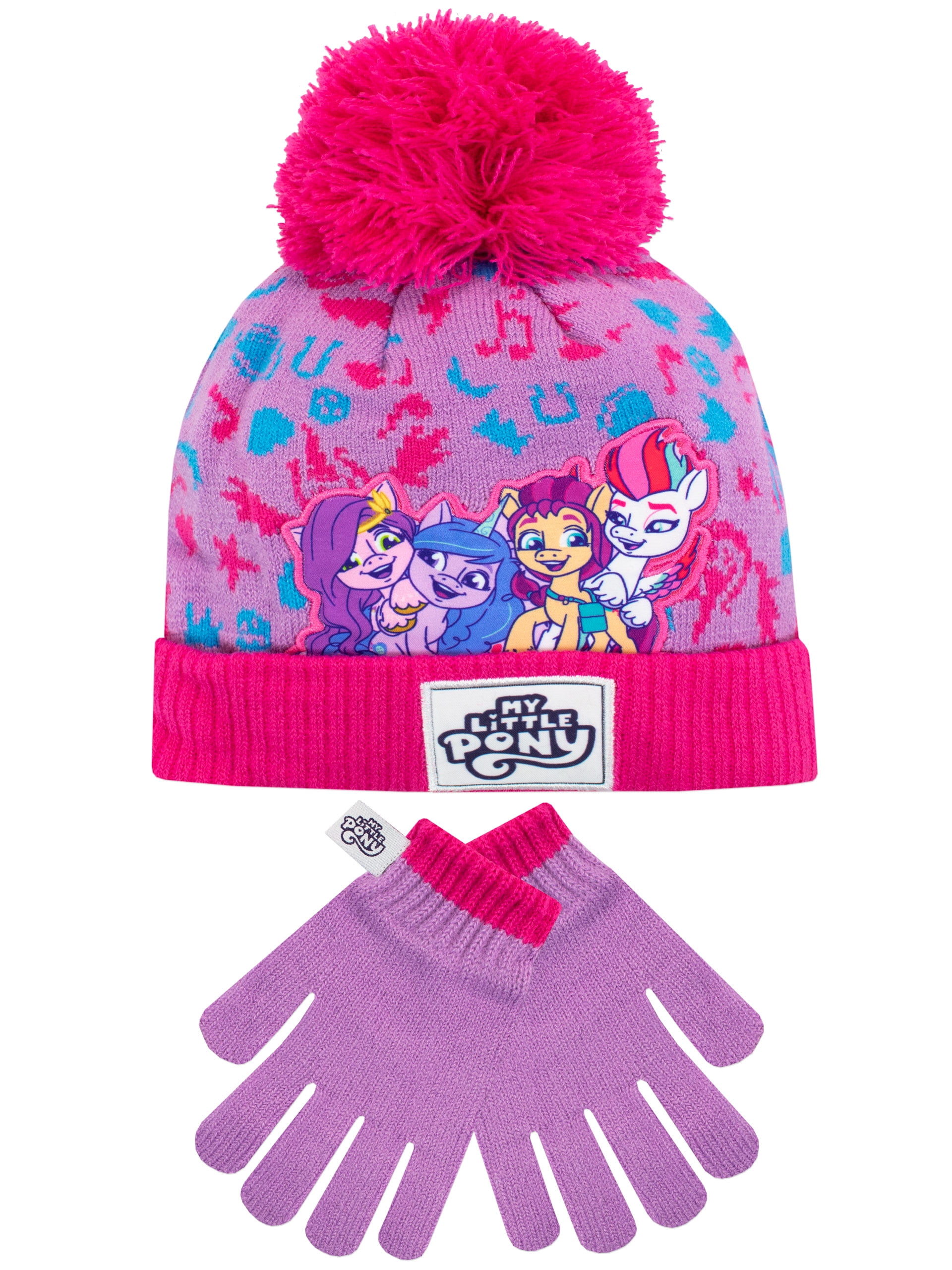 My Little Pony Girls Hat and Gloves Winter Set - Walmart.com