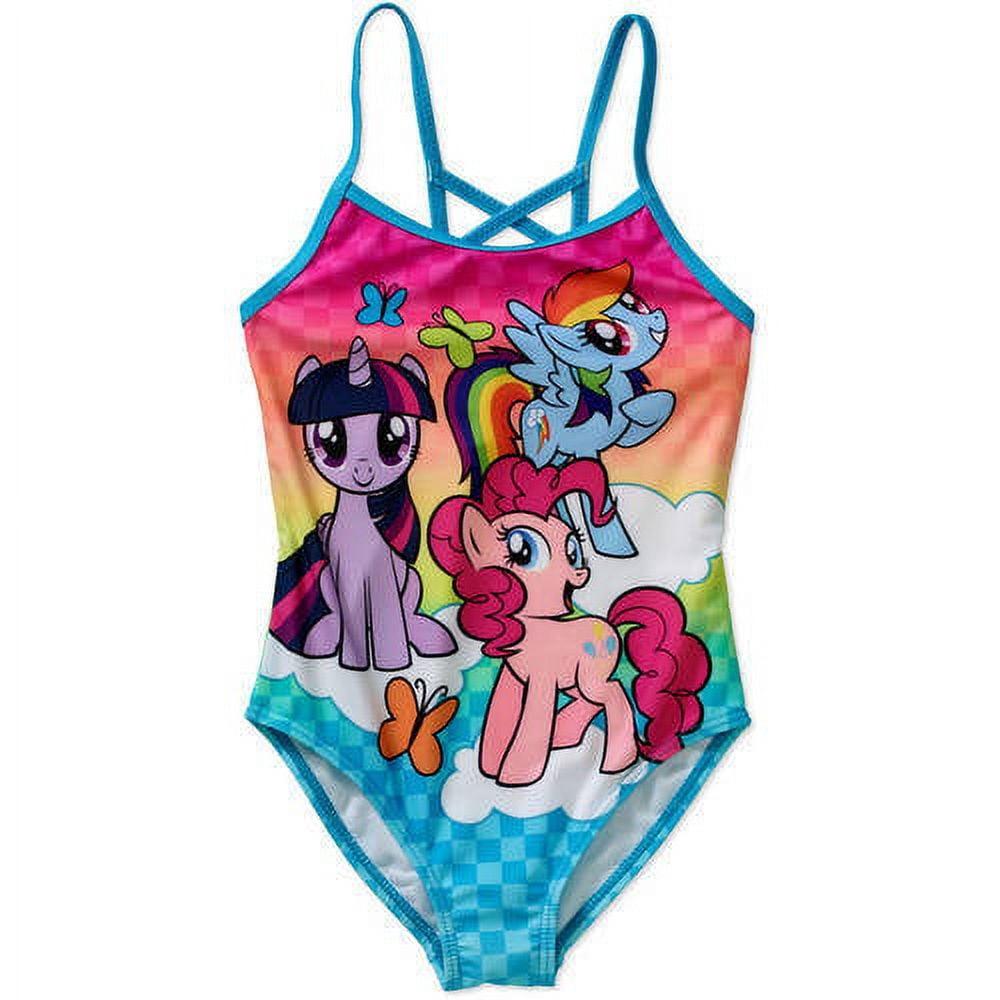 My Little Pony Girls' One Piece Swimsuit - Walmart.com