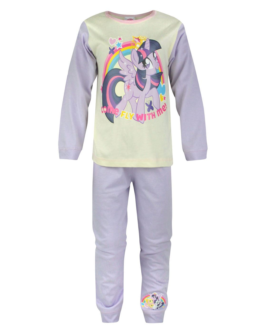 My Little Pony Girls Purple Long Sleeve Long Leg Pyjama Set - Walmart.com