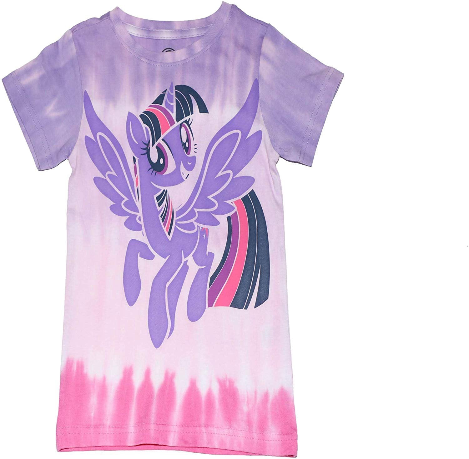 My Little Pony Girls Tie Dye Graphic T-Shirt - Rainbow Dash, Pinkie Pie ...