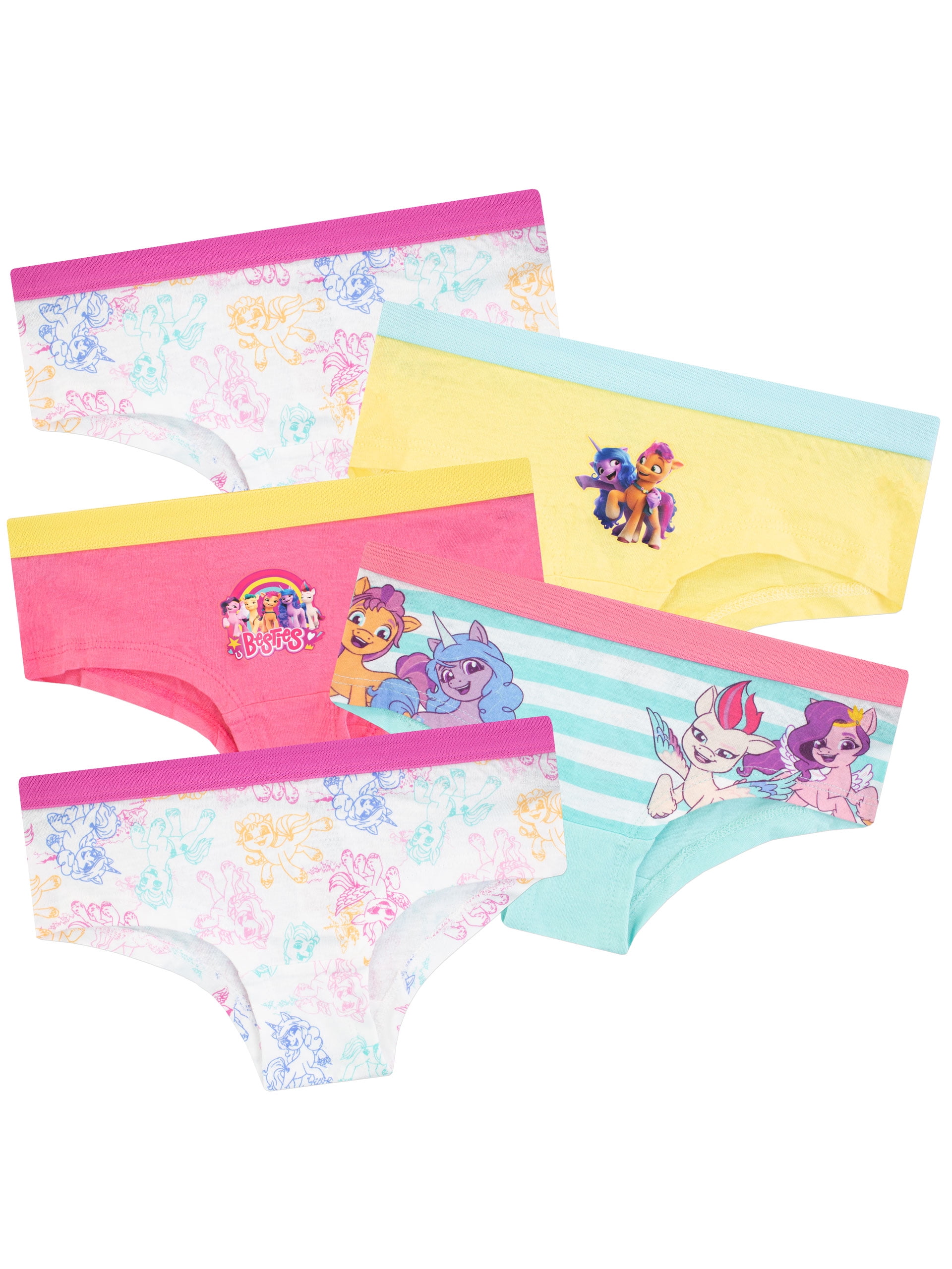 My Little Pony Girls Underwear Pack Of 5 Sizes 5-14 - Walmart.com