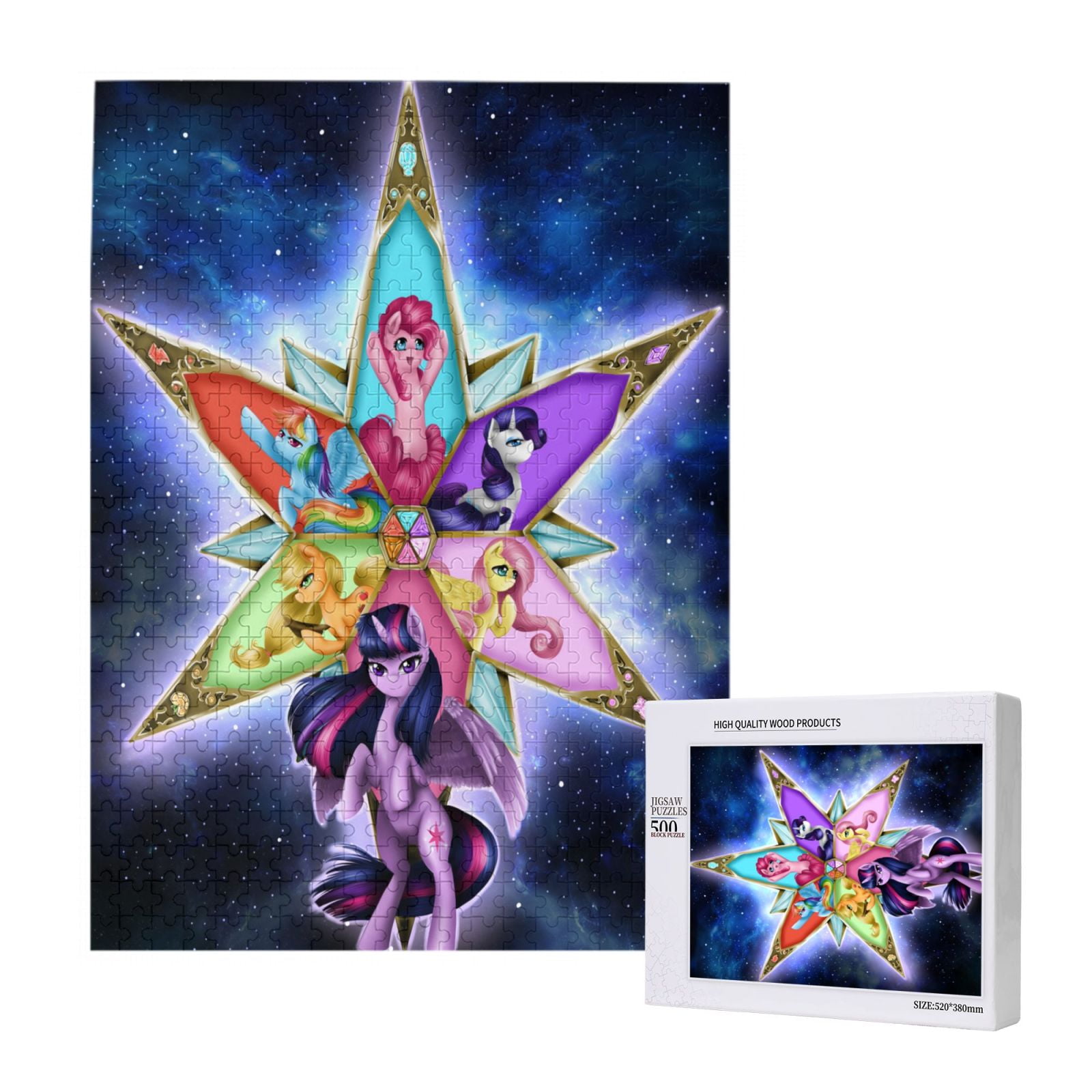 My Little Pony Jigsaw Puzzle 300 500 1000 Piece Colorful Puzzles Gifts ...