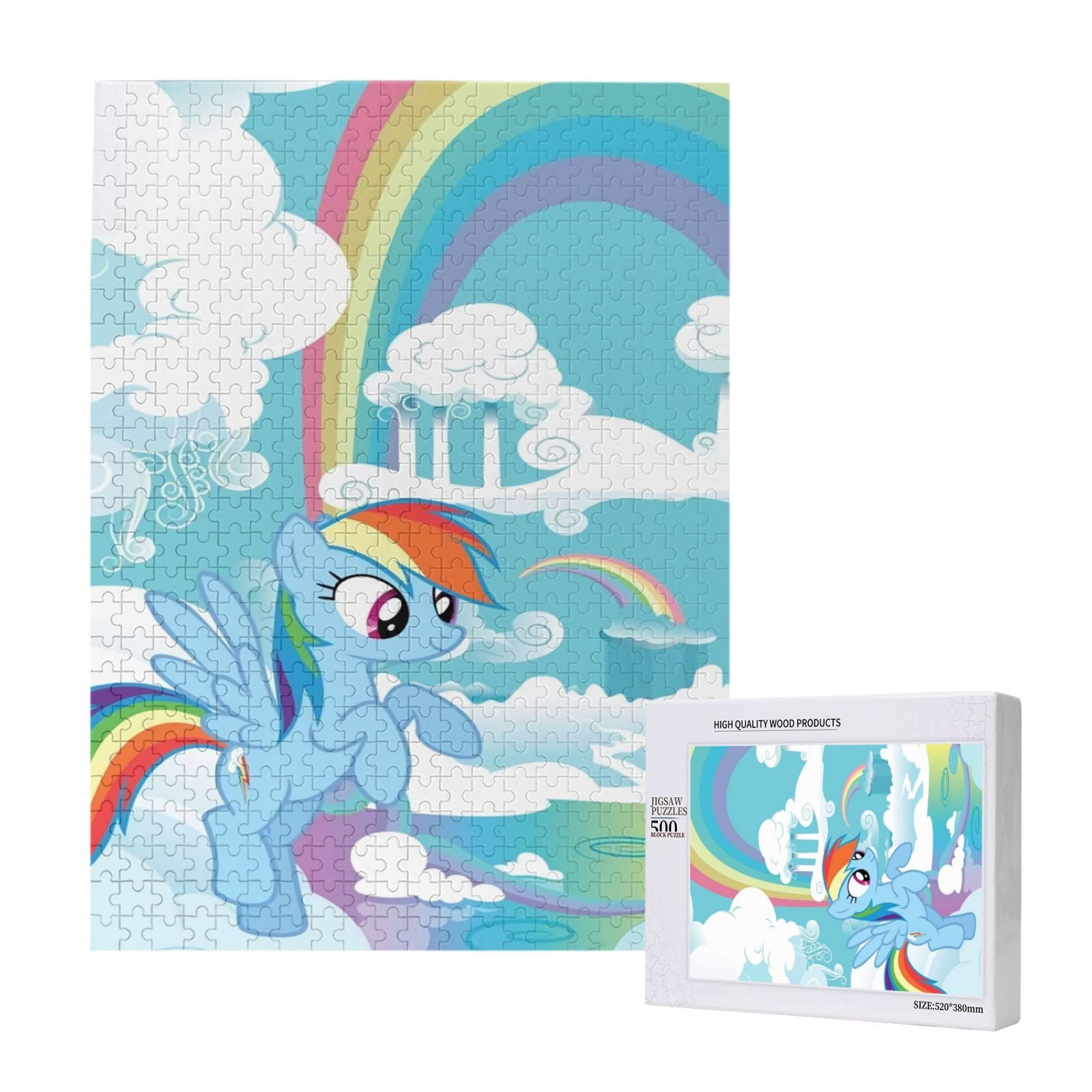 My Little Pony Jigsaw Puzzle 300 500 1000 Piece Colorful Puzzles Gifts ...