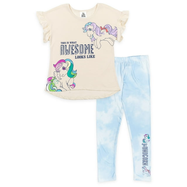 My Little Pony Little Girls T-Shirt and Leggings Outfit Set Little Kid ...
