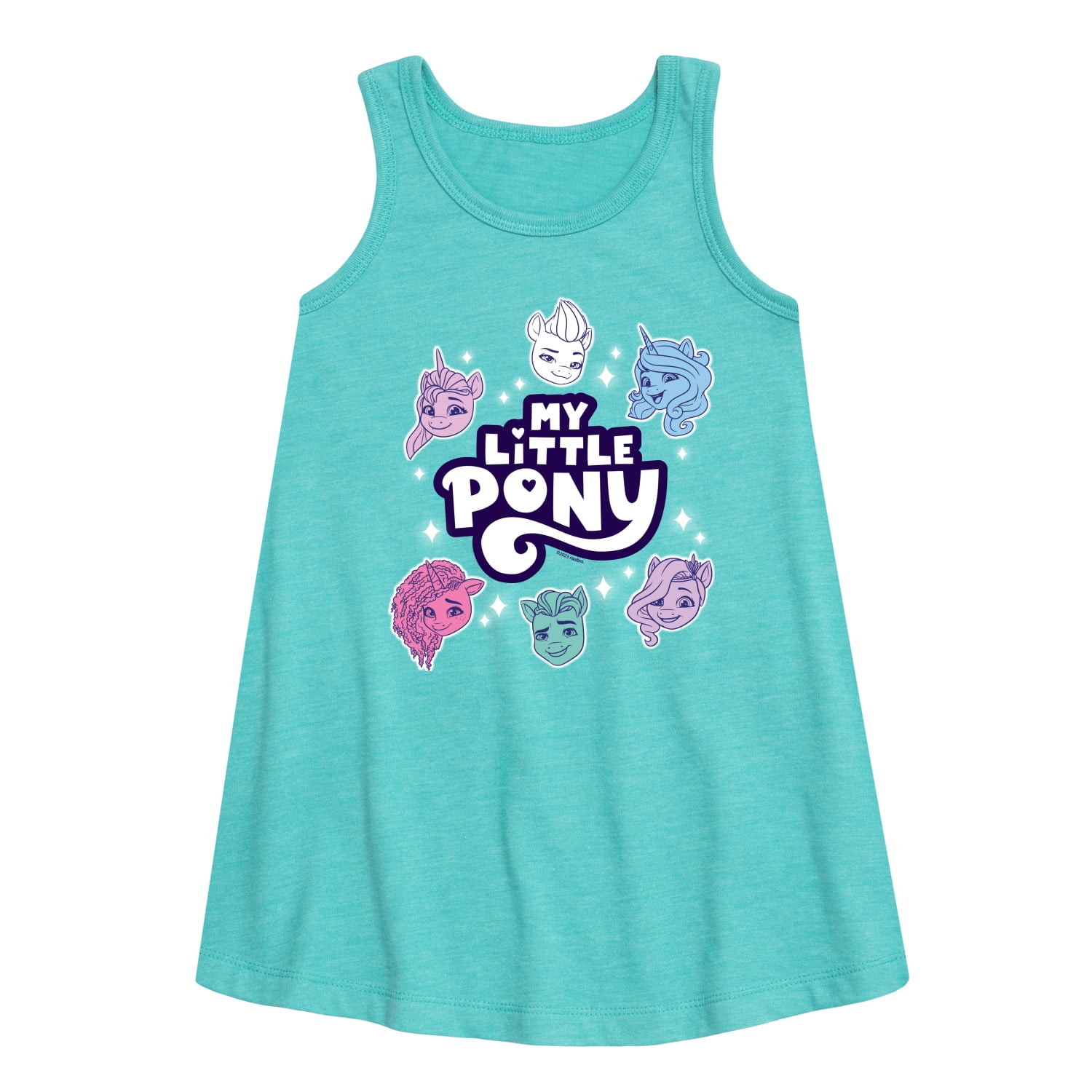 My Little Pony - Logo Heads - Girls Aline Dress - Walmart.com