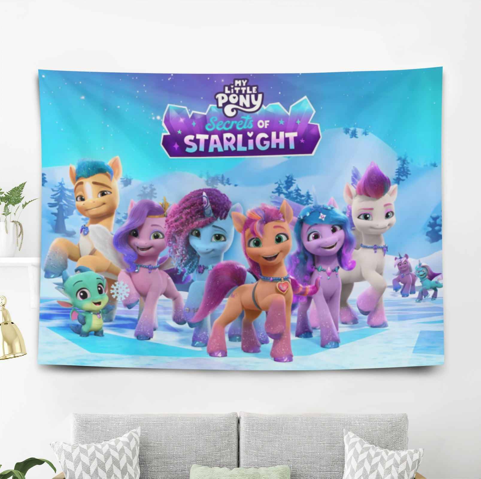 My Little Pony Make Your Mark Tapestry Gift Wall Hanging Backdrop for ...