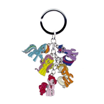 My Little Pony Metal Charm Keychain Key Ring - Walmart.com