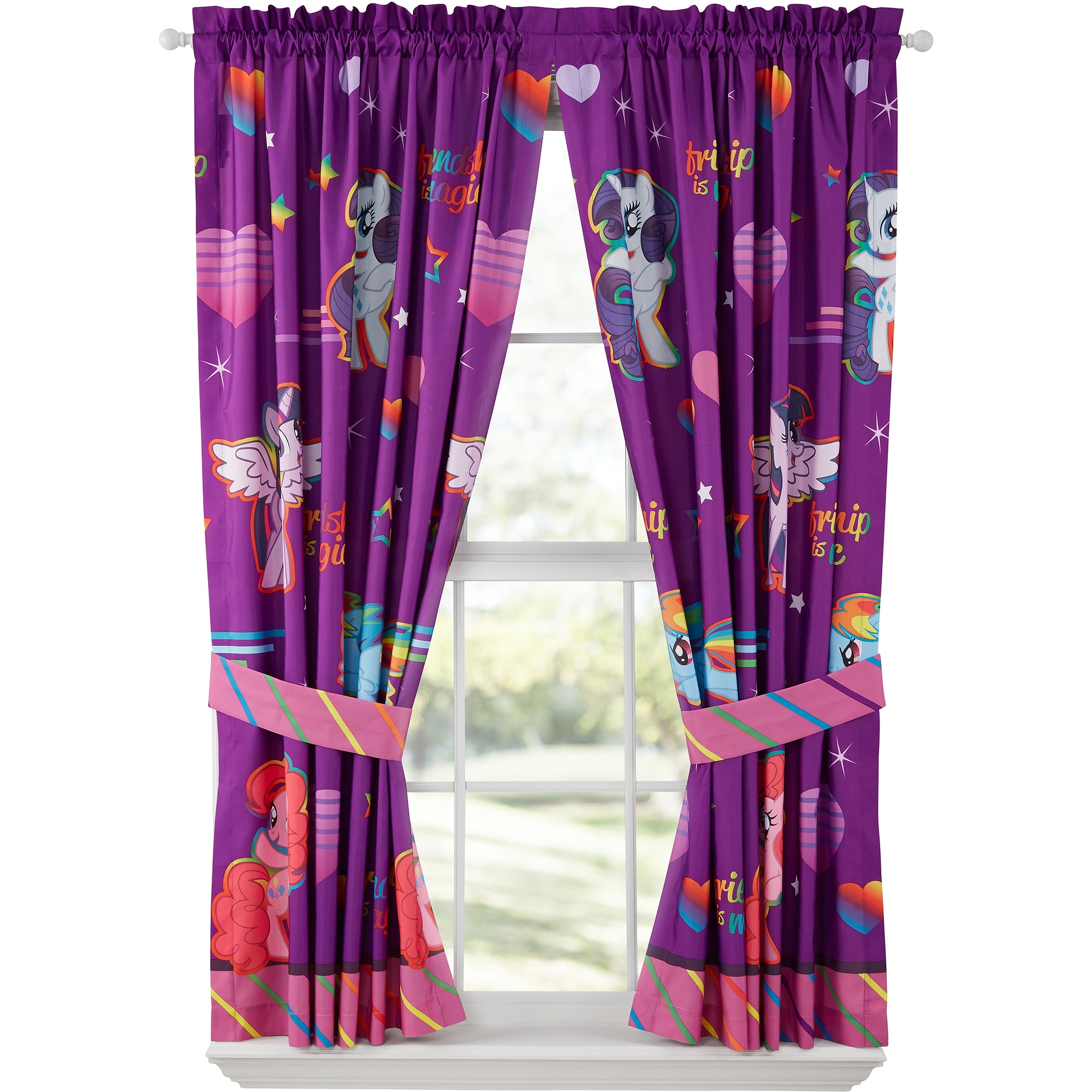 My Little Pony Microfiber Window Panels - Walmart.com