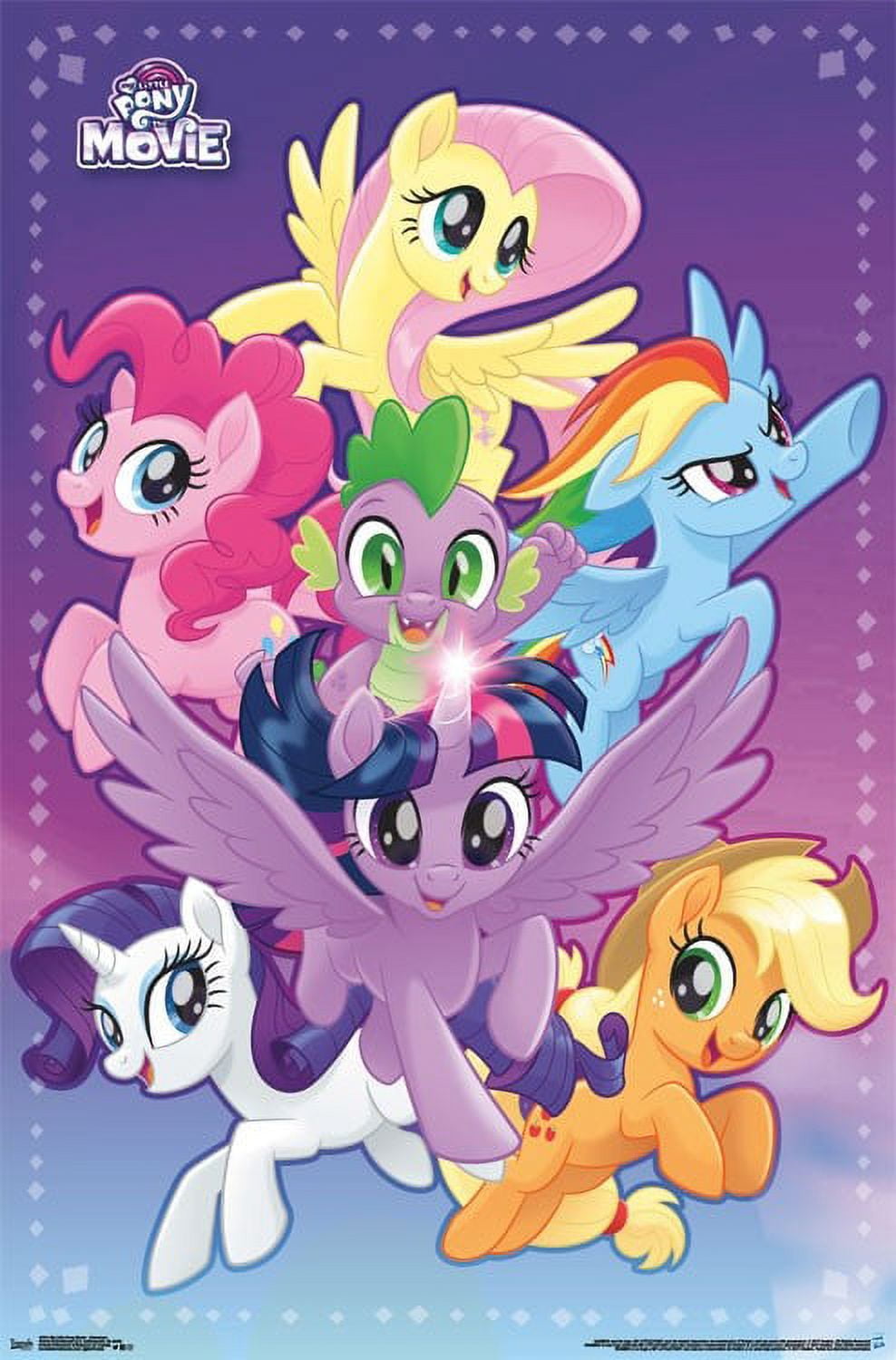 My Little Pony Movie - Adventure Laminated Poster Print (22 x 34 ...