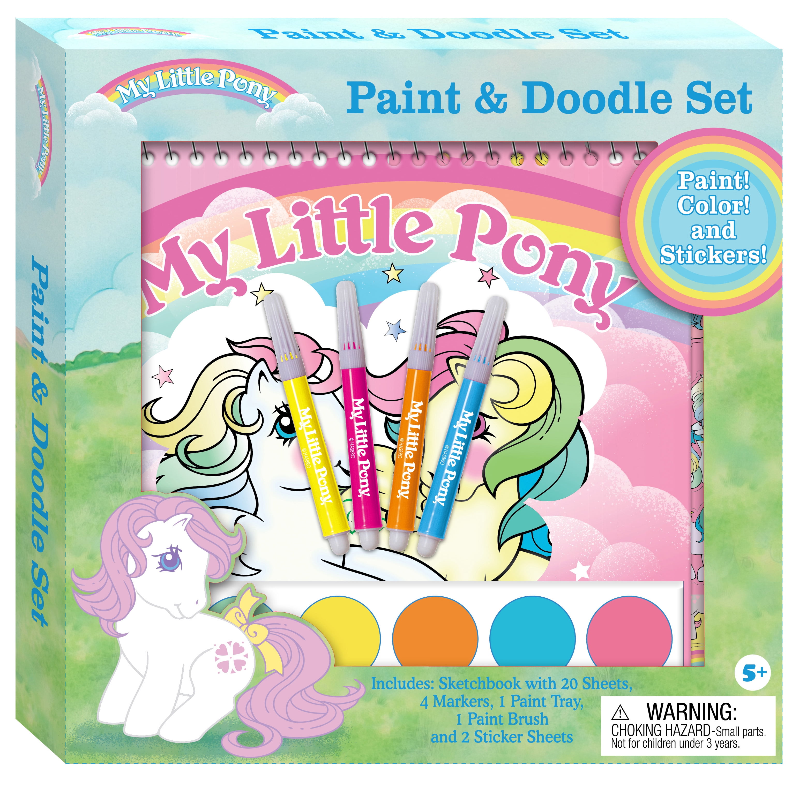My Little Pony Paint & Doodle Art Set – Creative Activity Kit for Kids ...
