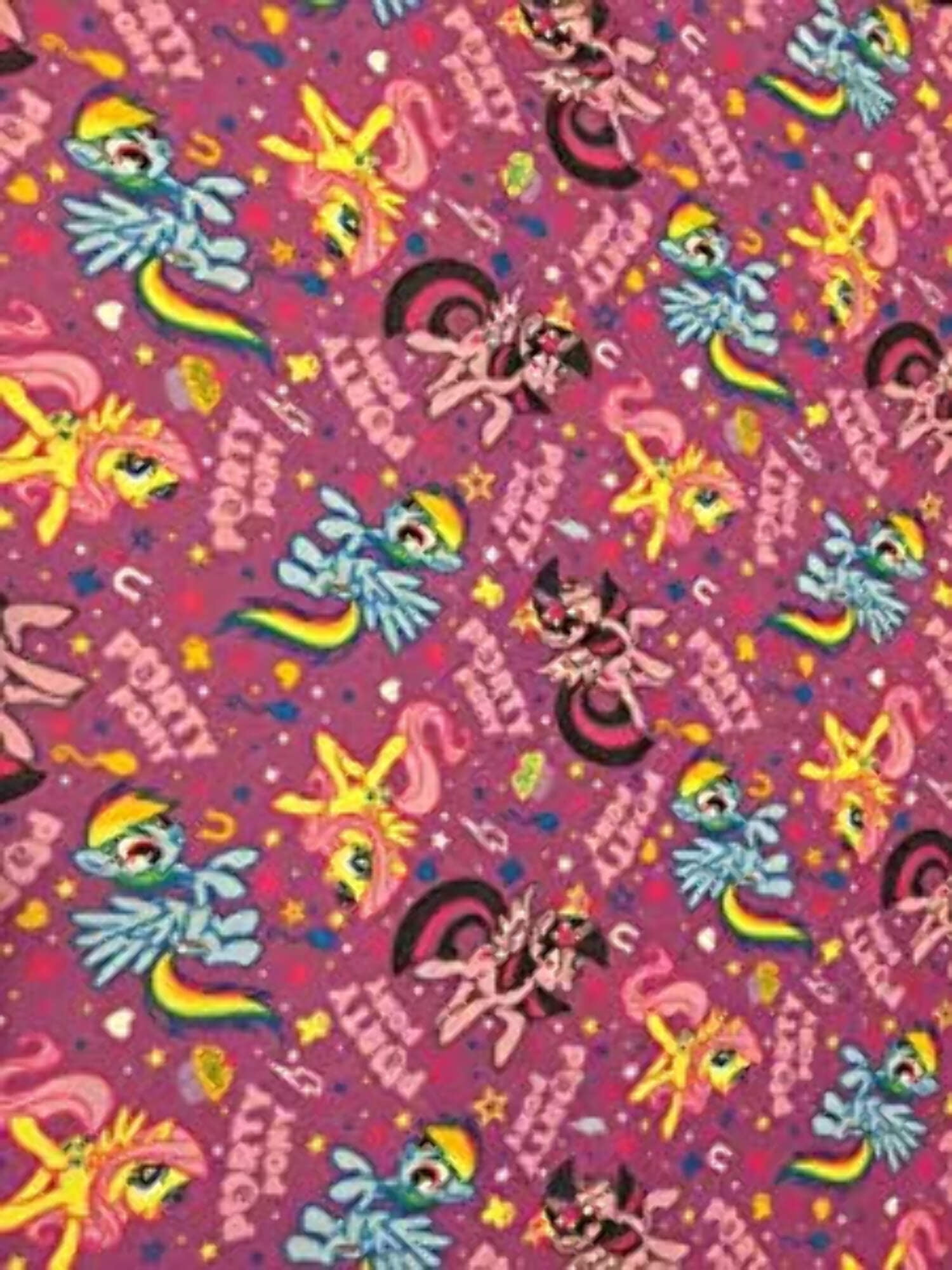 My Little Pony Party Flannel Fabric - Walmart.com