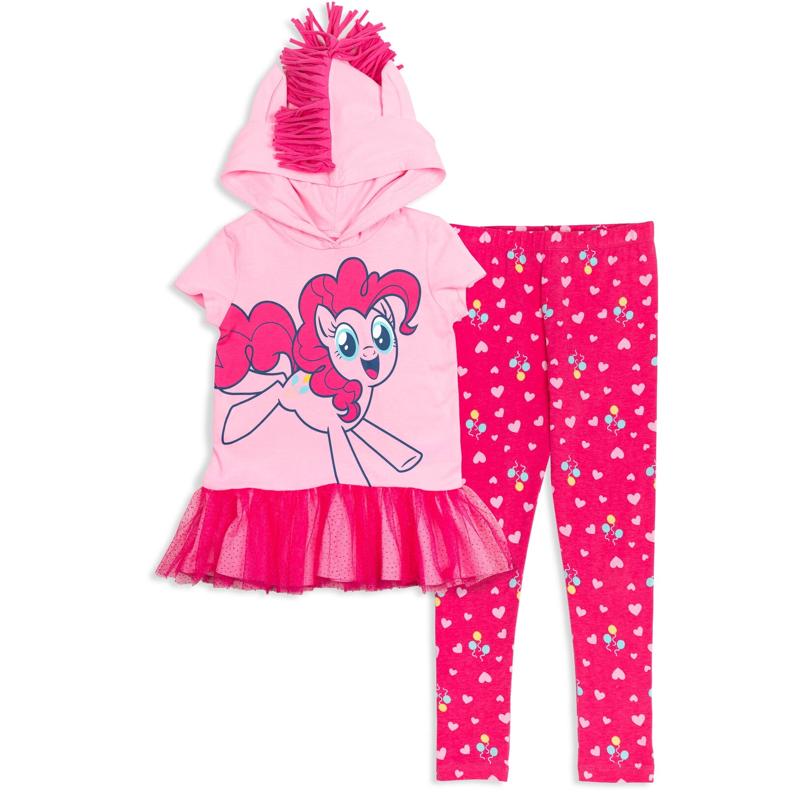 My Little Pony Girls Cosplay Clothes Outfit: Pinkie Pie Peplum T-Shirt ...