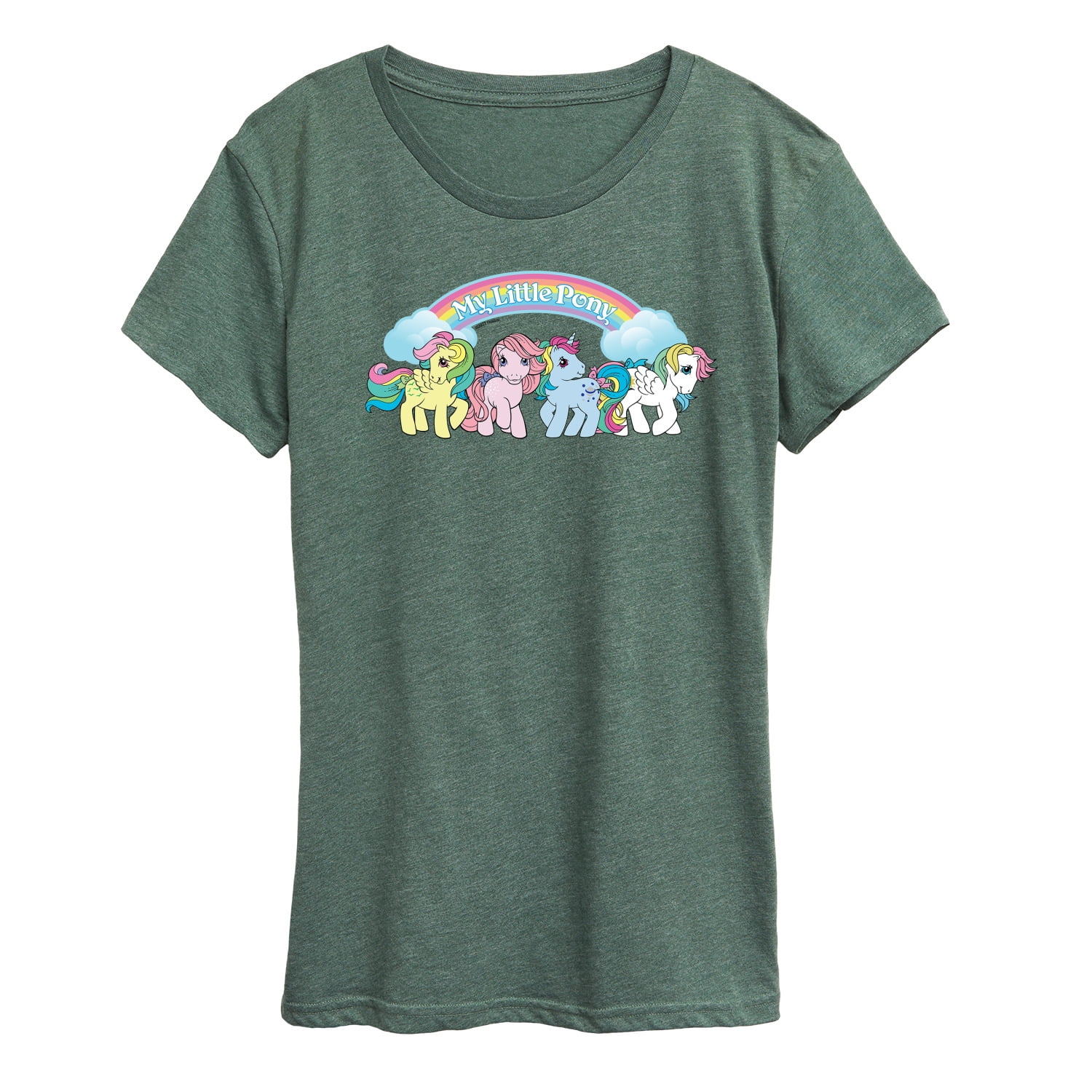 My Little Pony - Ponies Logo - Women's Short Sleeve Graphic T-Shirt ...