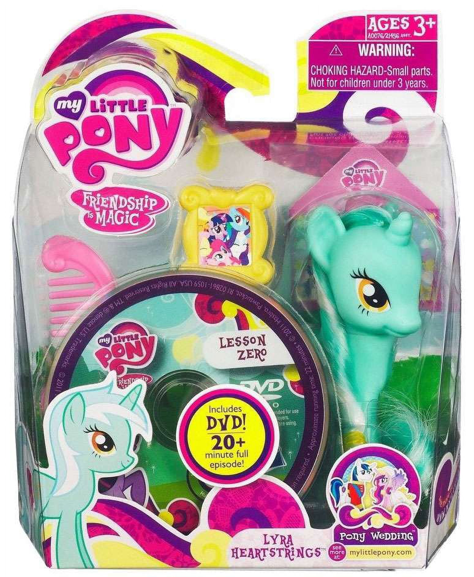 My Little Pony Pony W Edding Lyra Heartstrings & Lesson Zero Dvd Figure ...